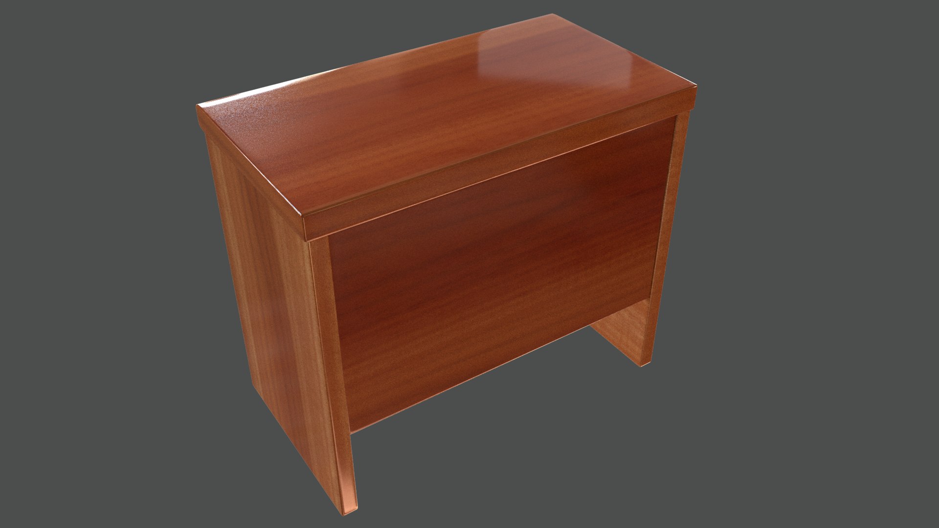 3D Model Desk With Drawer - TurboSquid 2096076