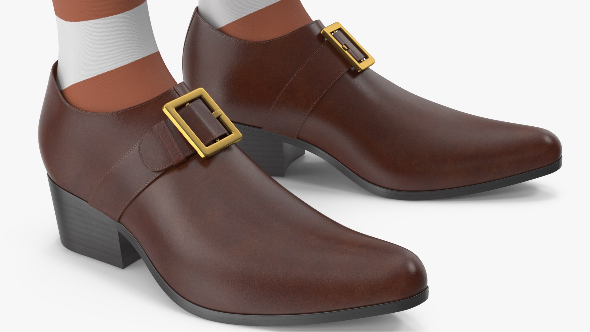 Shoes with Socks 2 3D model - TurboSquid 1941982