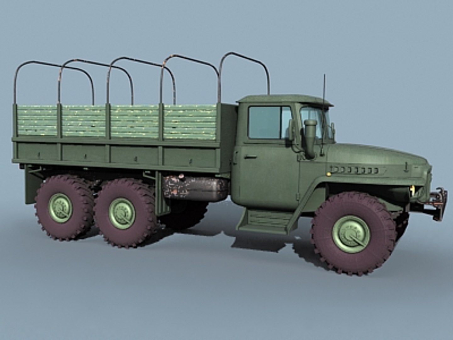 ural-375 truck 3d max