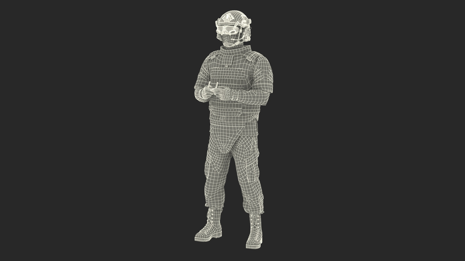 3D FPV Drone Operator In Digital Camouflage With Remote Control In ...