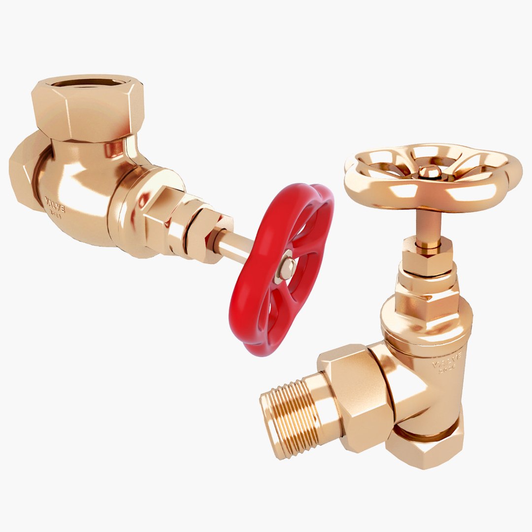 3D Globe Stop Valves SET V20 Model - TurboSquid 2404529
