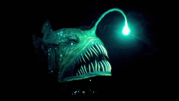modelo 3d The Anglerfish 02 Curse - pez de baja poli - Depredador del ...