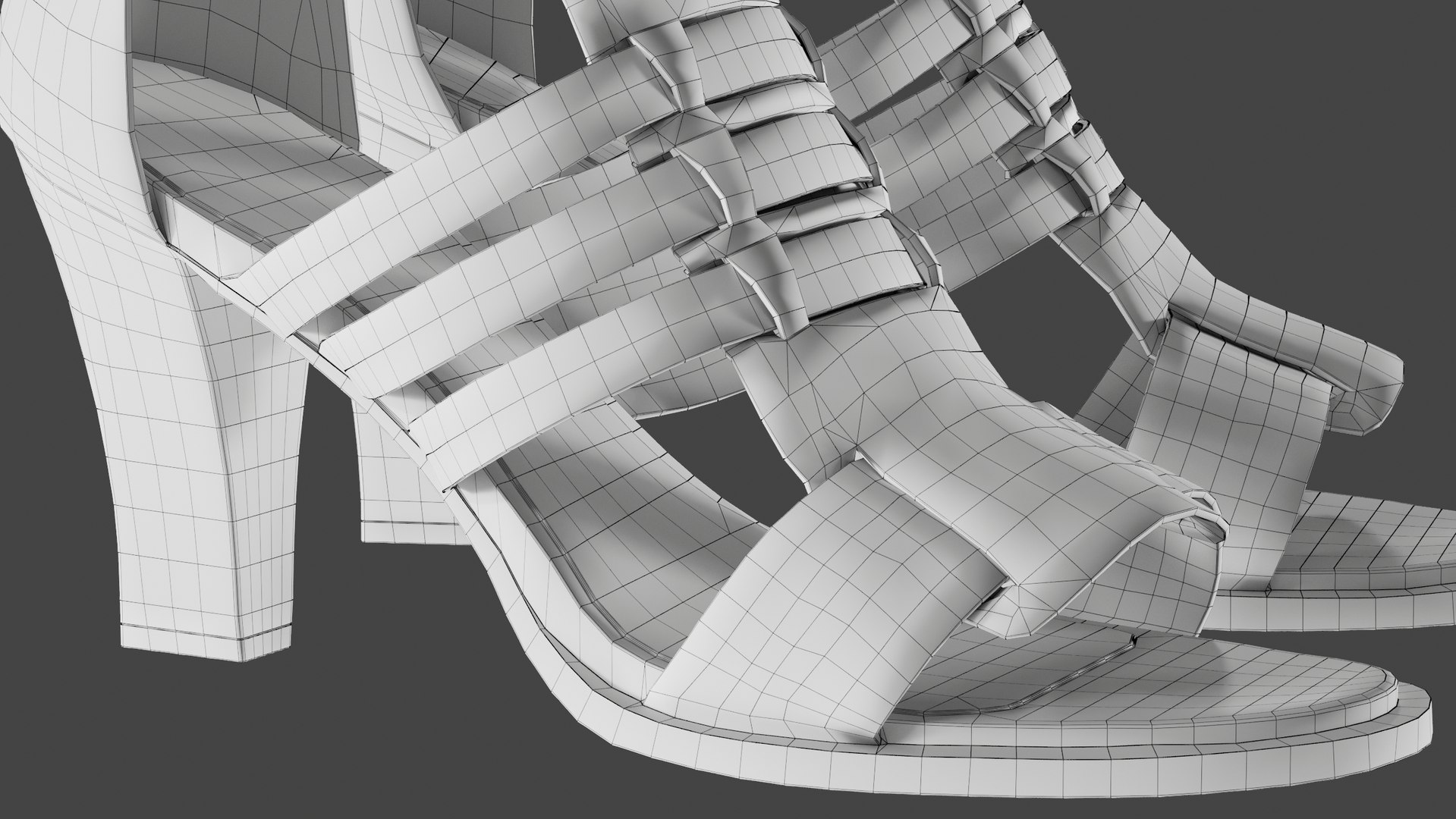 3D model realistic women s sandals - TurboSquid 1692450