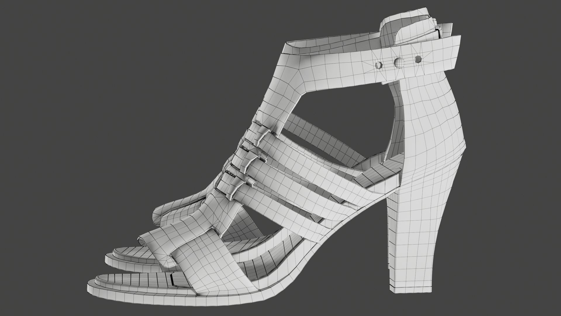 3D model realistic women s sandals - TurboSquid 1692450