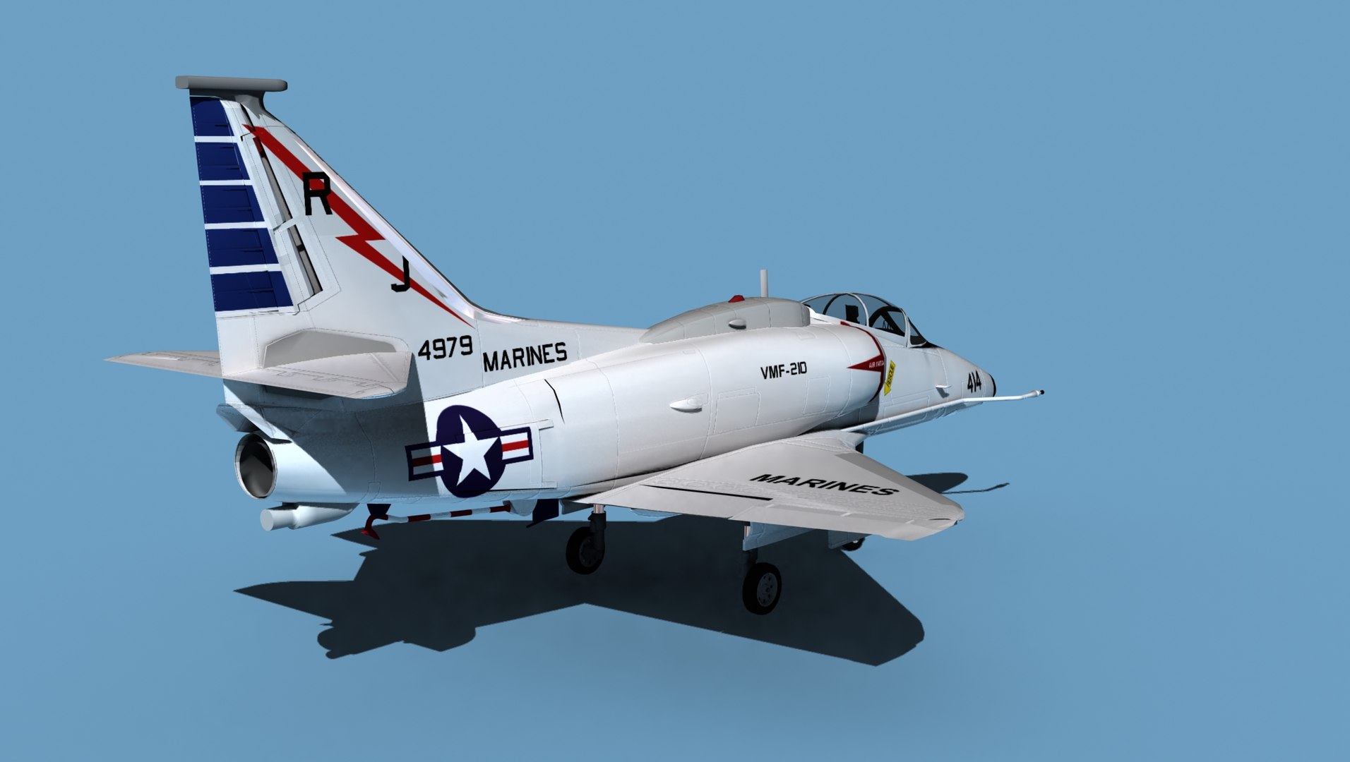 Douglas TA-4M Skyhawk V05 USMC model - TurboSquid 1918799