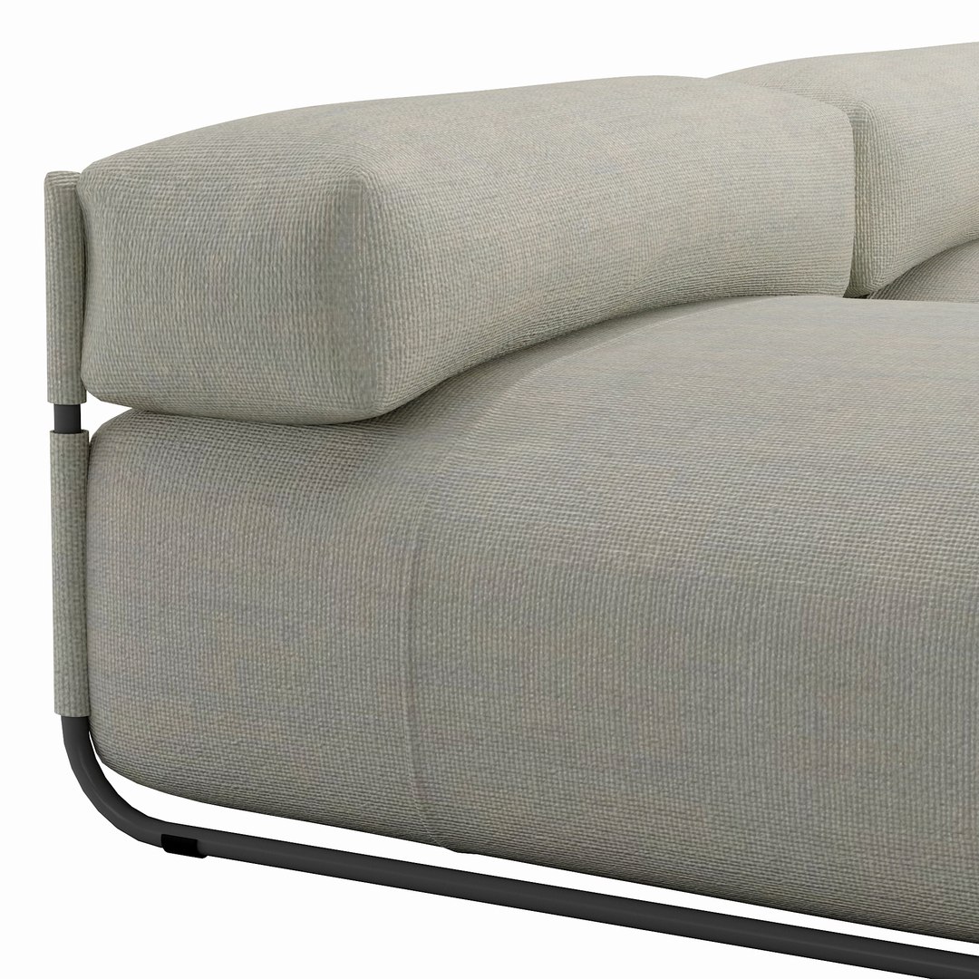 Square Modular Sofa Model - TurboSquid 1874955