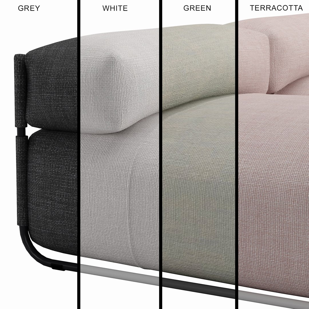 Square Modular Sofa Model - TurboSquid 1874955