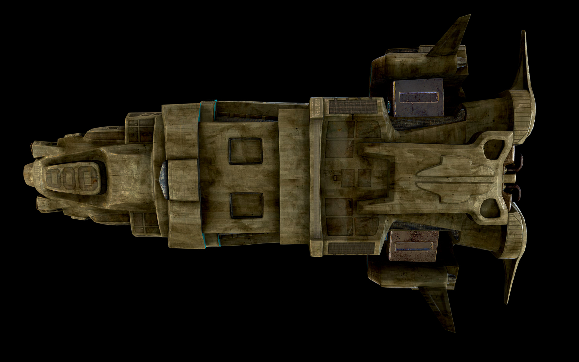 3d spaceship space model