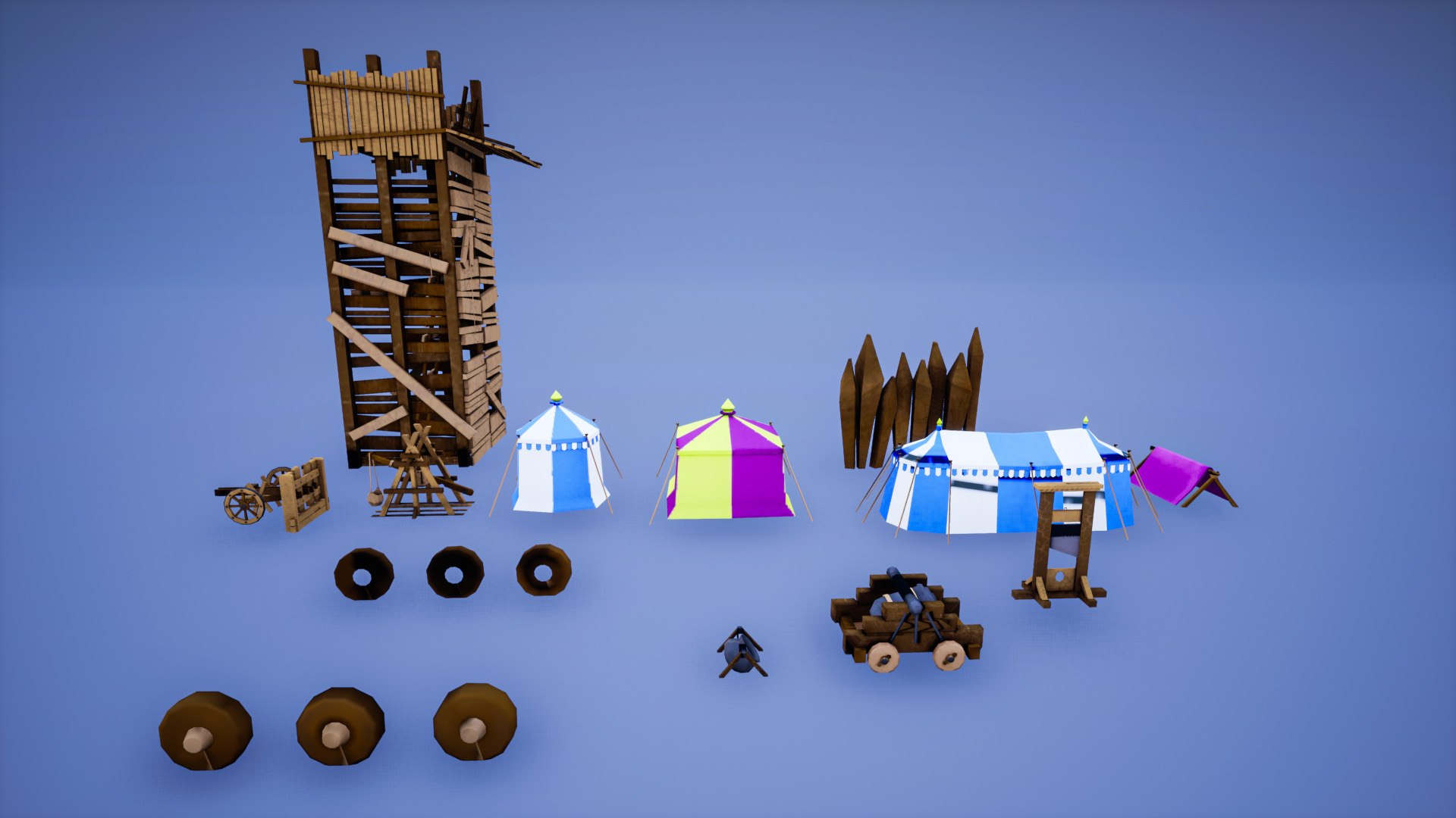 3D Model Middle Ages Historical Environment Pack - TurboSquid 2327123