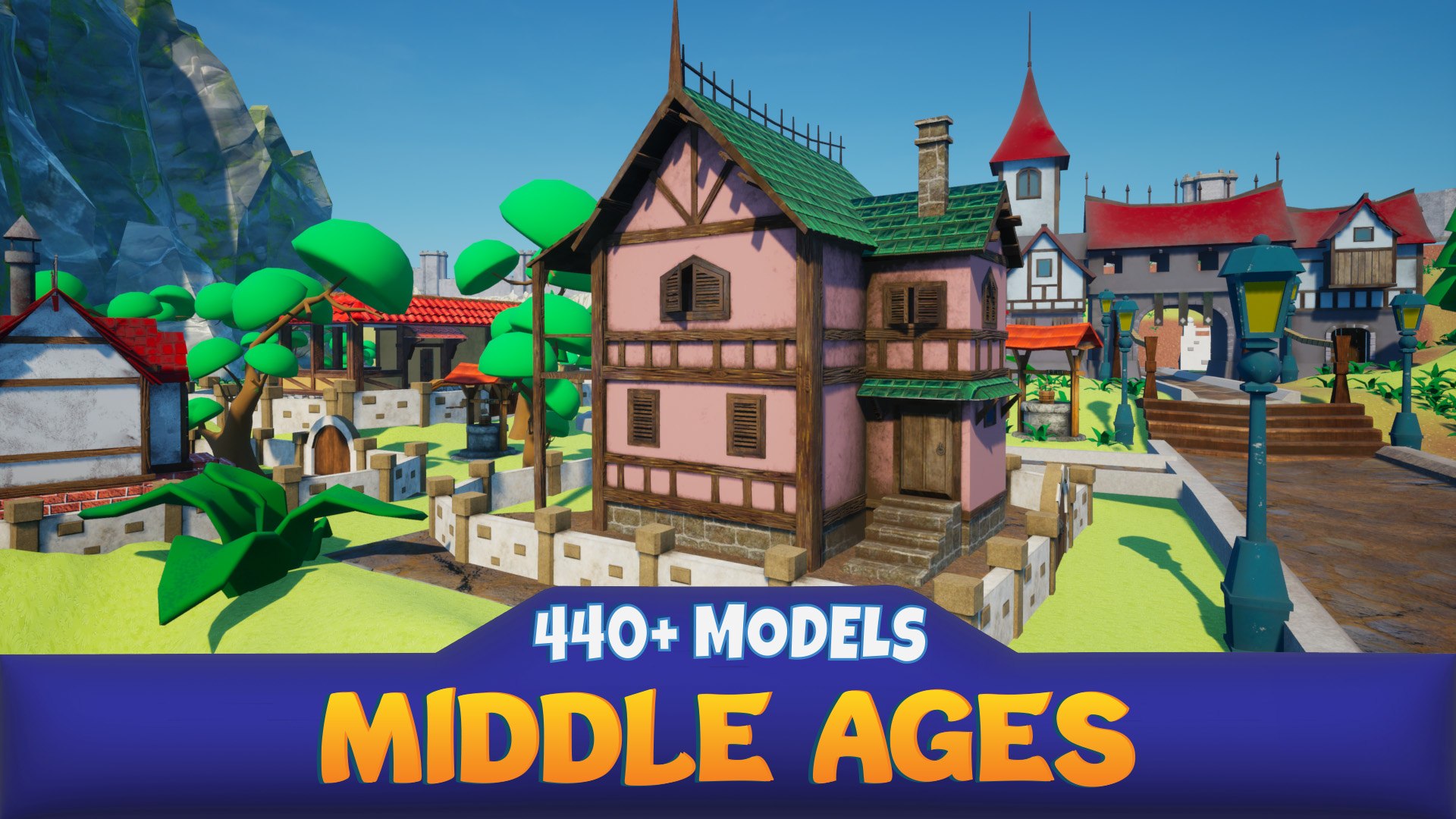 3D Model Middle Ages Historical Environment Pack - TurboSquid 2327123