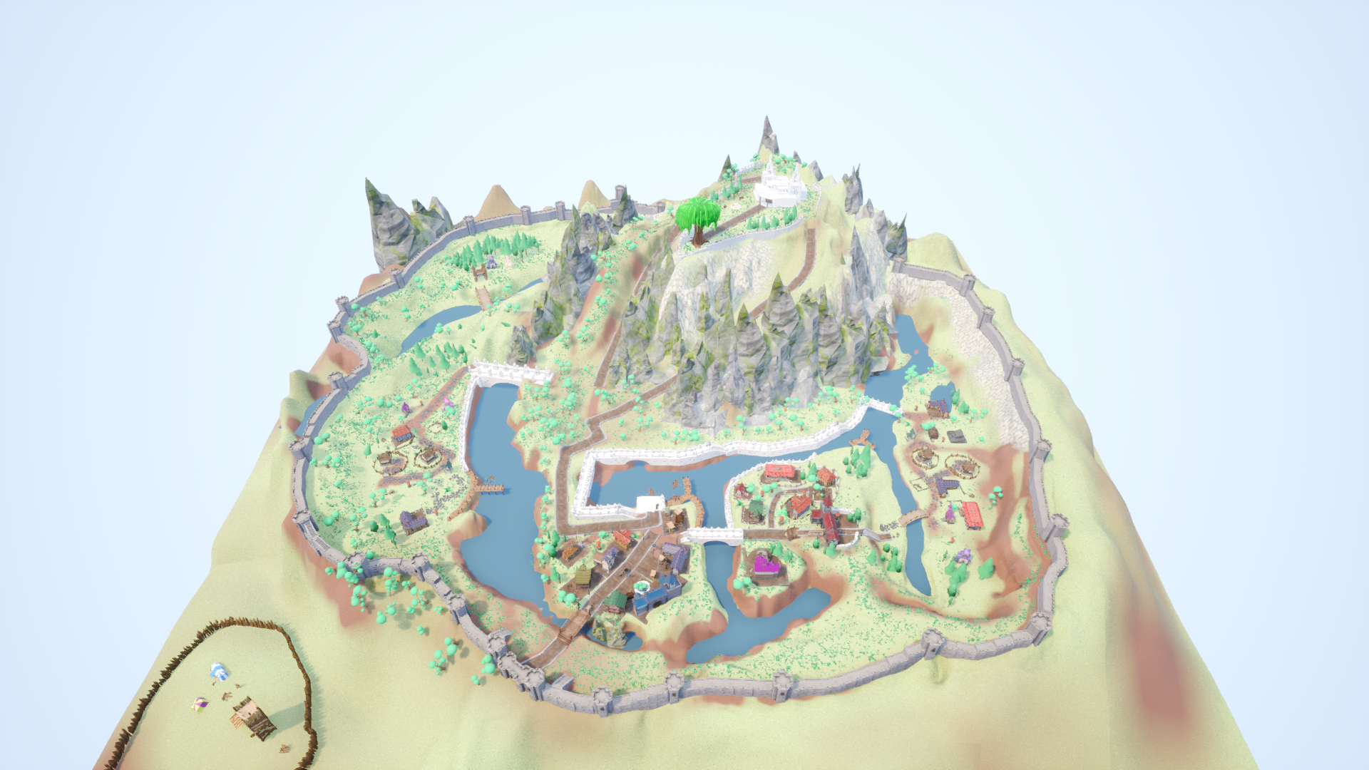 3D Model Middle Ages Historical Environment Pack - TurboSquid 2327123