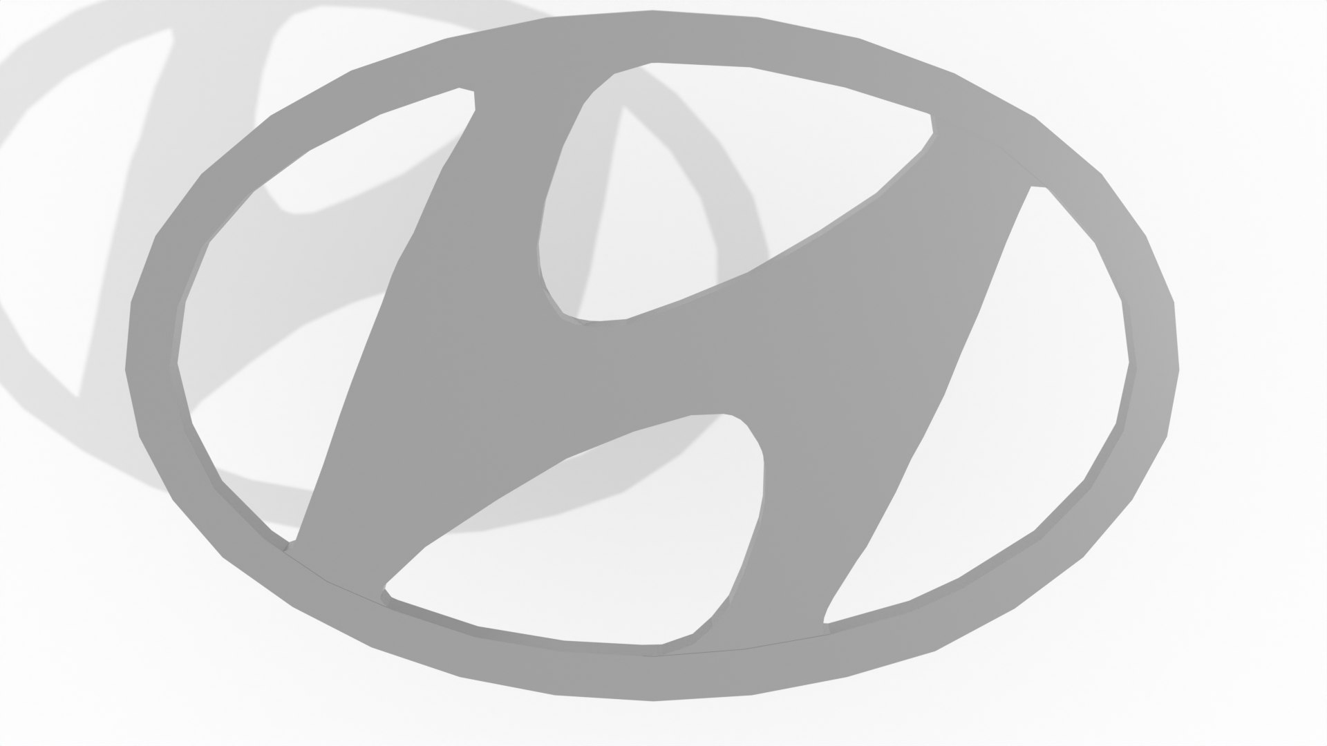 modelo 3d Emblem Hyundai - TurboSquid 2054005