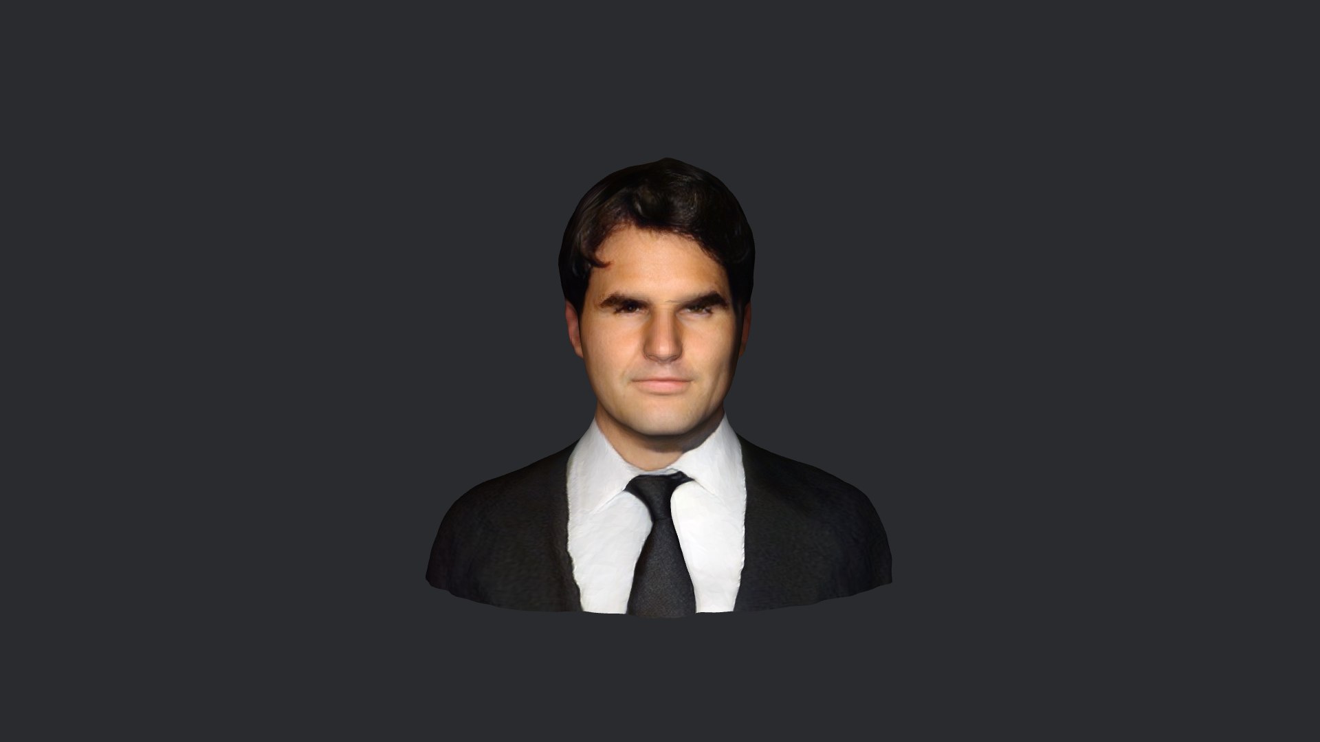 3D Model Roger Federer- Realistic Bust Head Ready 3d Model - TurboSquid ...
