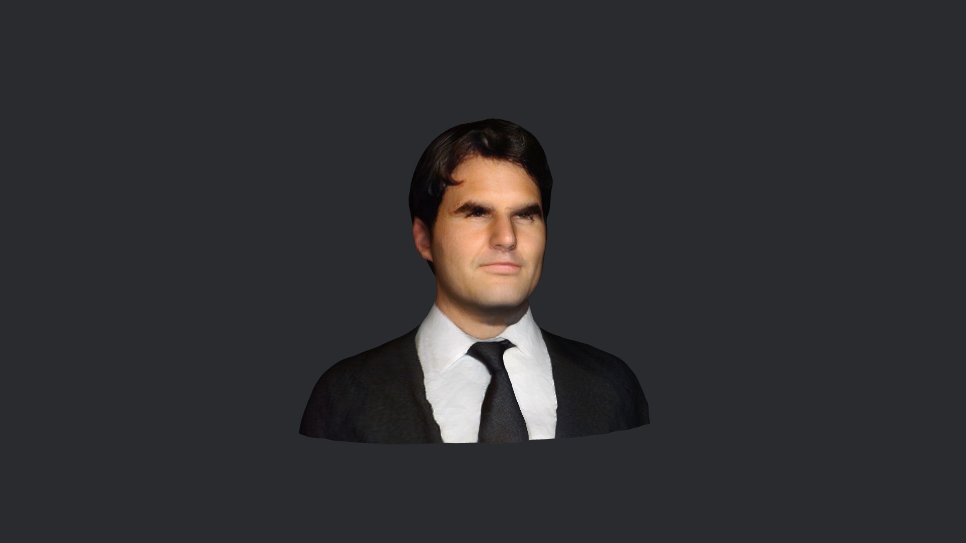 3D Model Roger Federer- Realistic Bust Head Ready 3d Model - TurboSquid ...