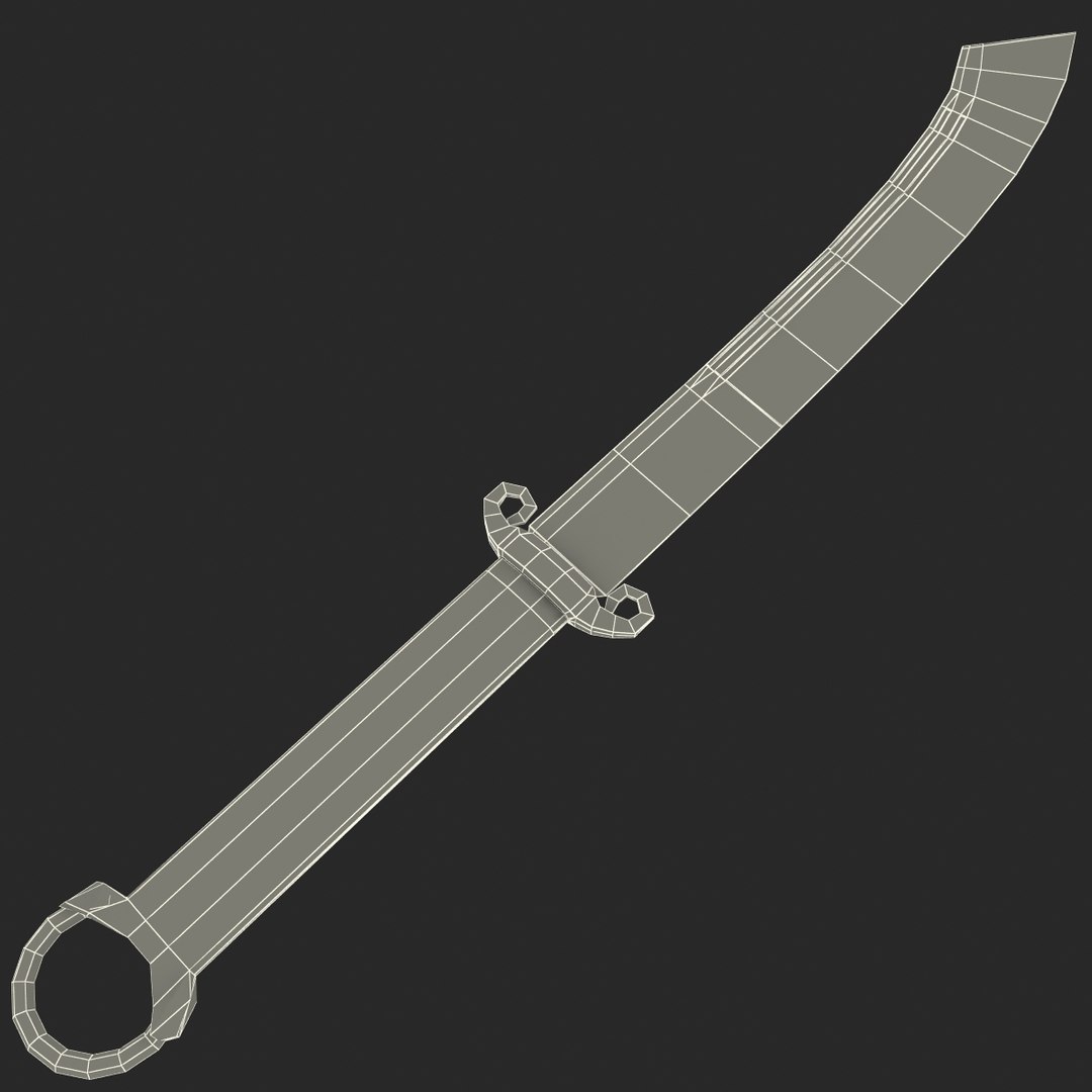 3dsmax chaina dadao sword