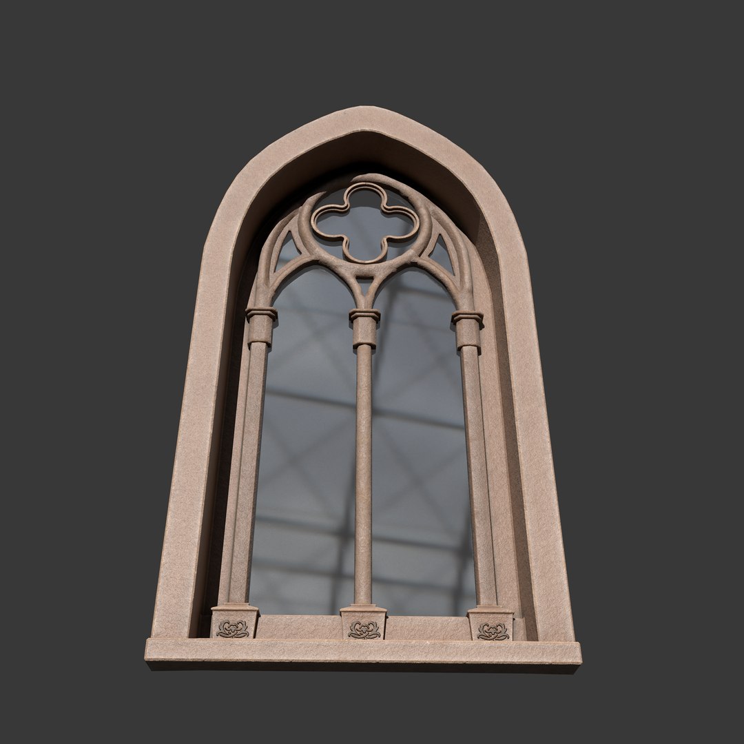 Classic Cartoon Style Of PBR Modular Windows Collection 2 3D Model ...