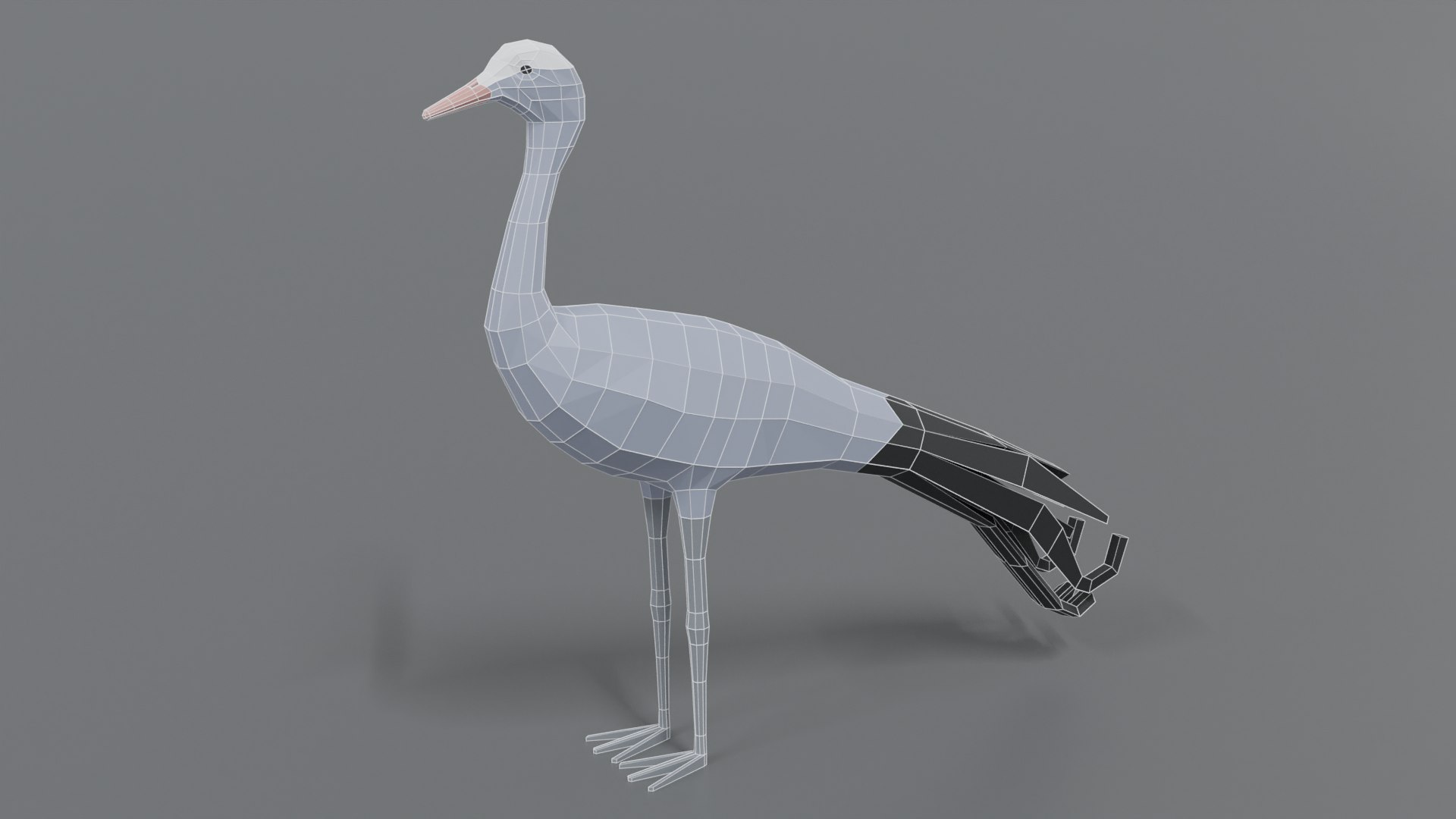 Blue Crane Model - TurboSquid 1616742