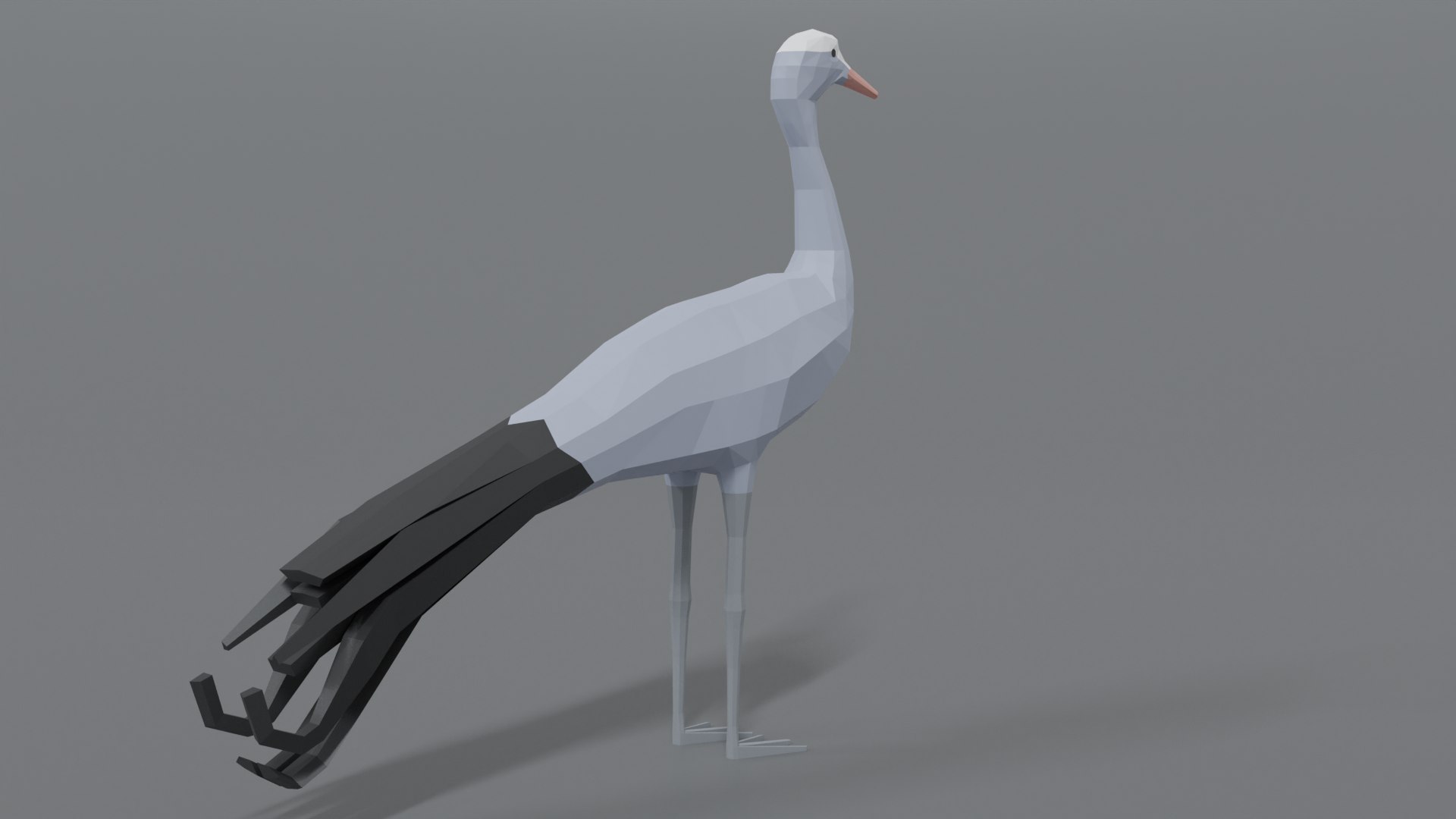 Blue Crane Model - TurboSquid 1616742