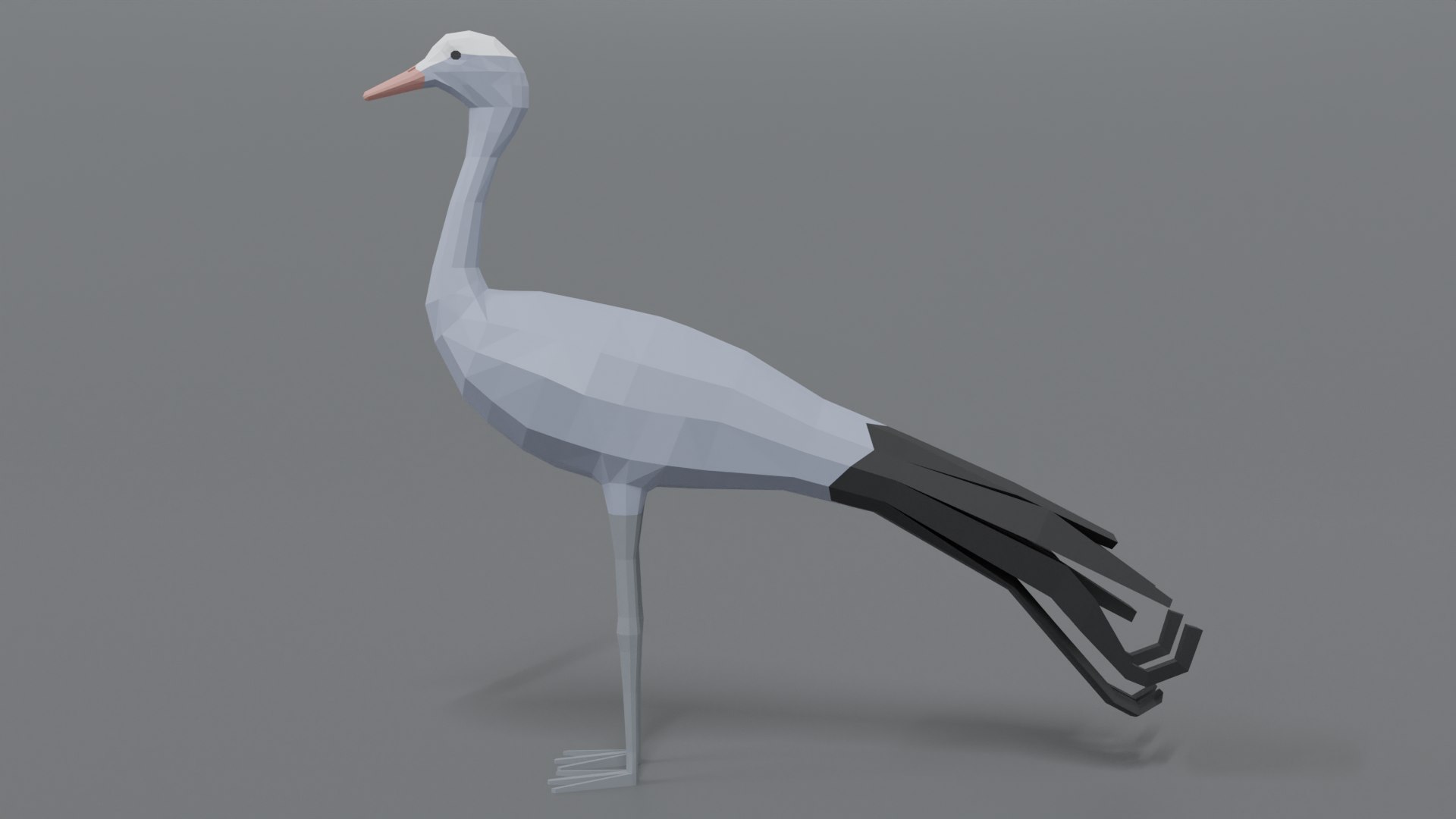 Blue Crane Model - TurboSquid 1616742