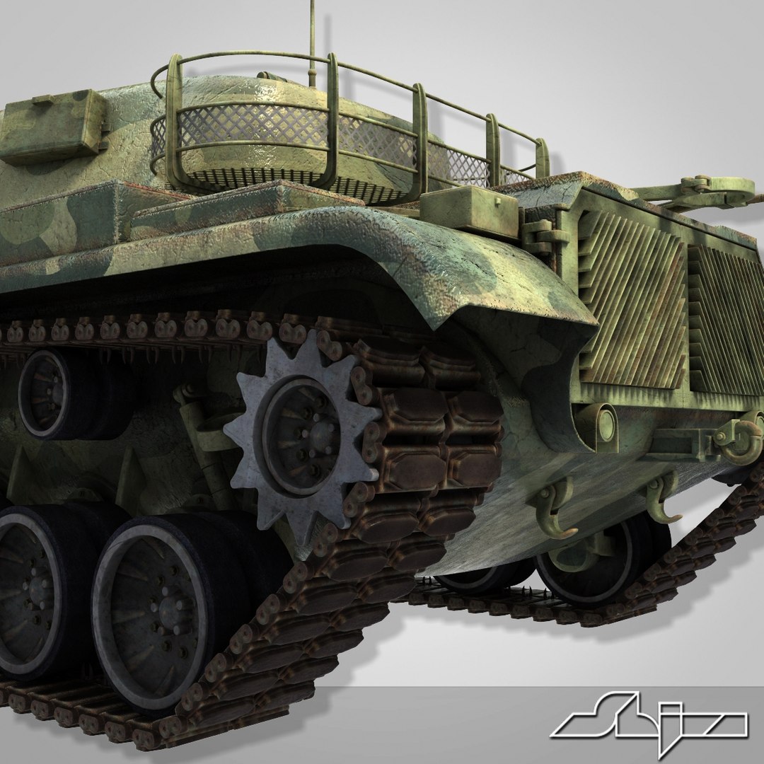 3d gun tank m60 patton
