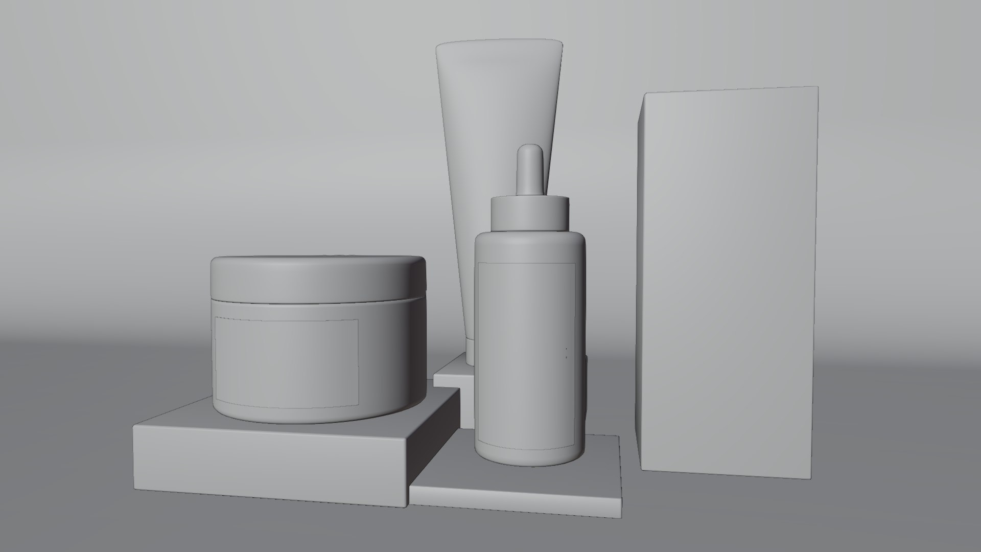 Free 3D Skincare Products Mockup - TurboSquid 1840418