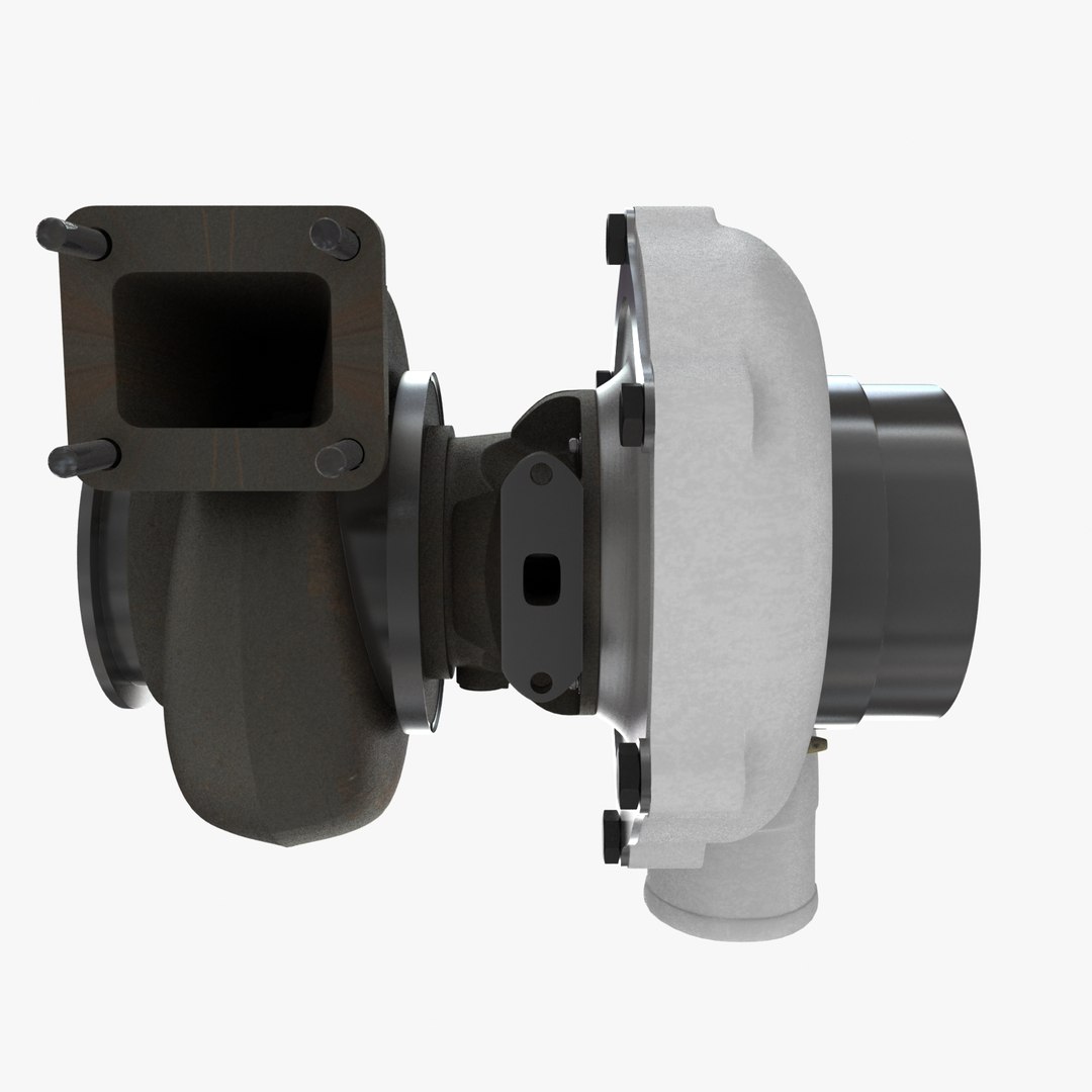 3D Small Turbocharger Compressor - TurboSquid 1237540