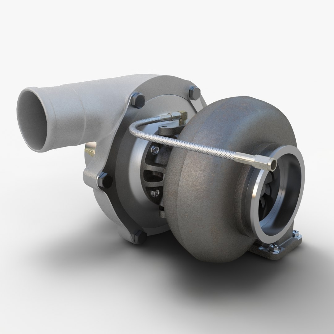 3D Small Turbocharger Compressor - TurboSquid 1237540