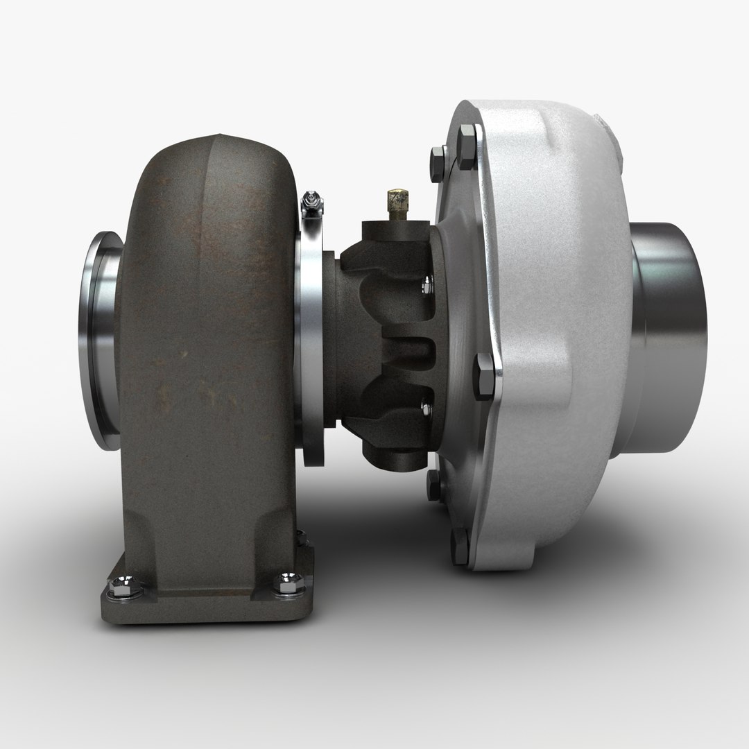 3D Small Turbocharger Compressor - TurboSquid 1237540
