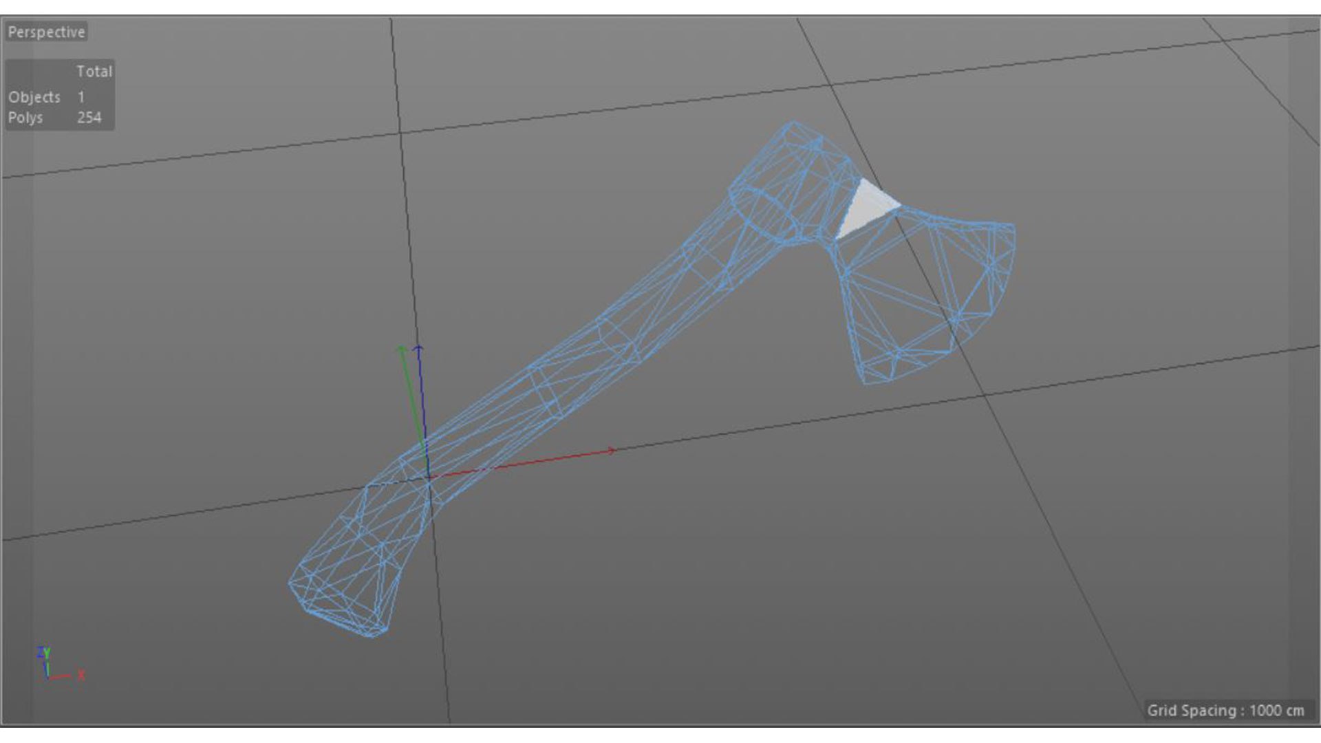 Axe Wooden Mode Model - TurboSquid 1816808