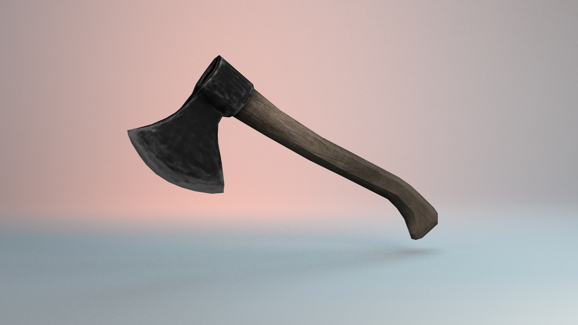 Axe Wooden Mode Model - TurboSquid 1816808