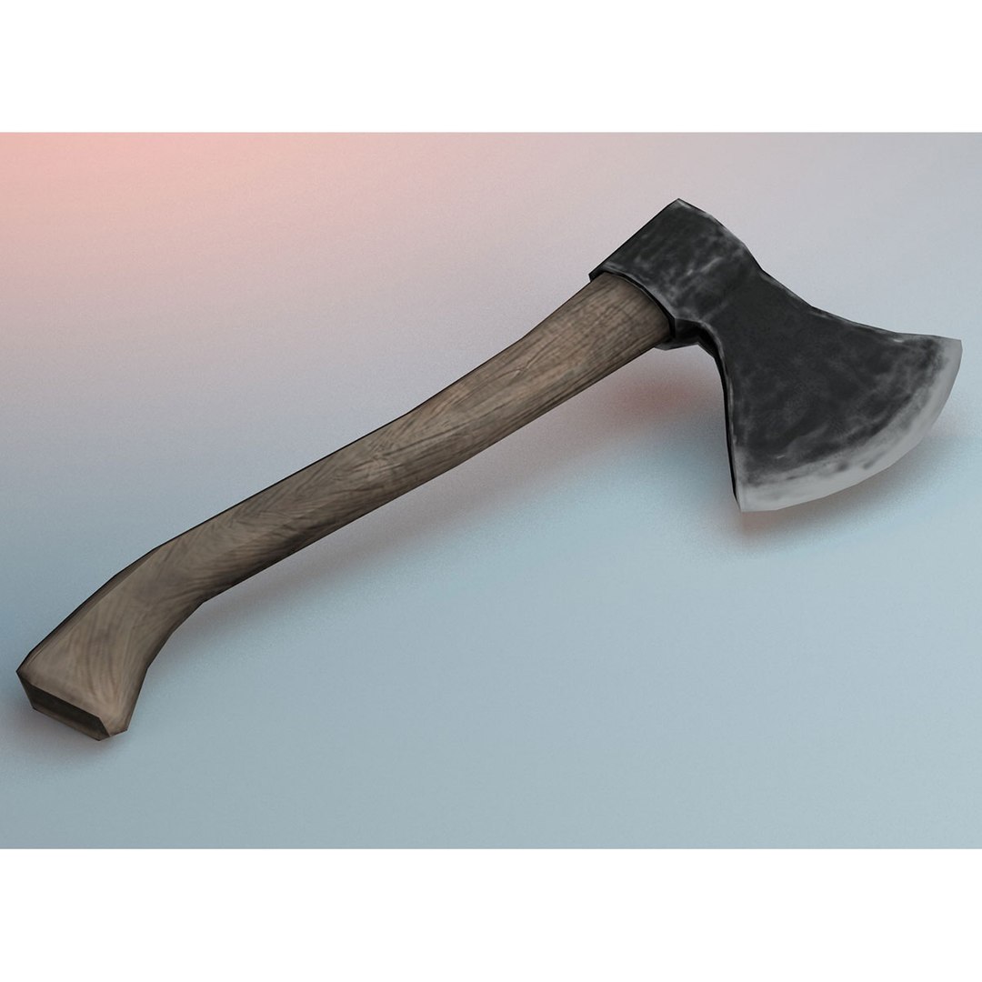 Axe Wooden Mode Model - TurboSquid 1816808