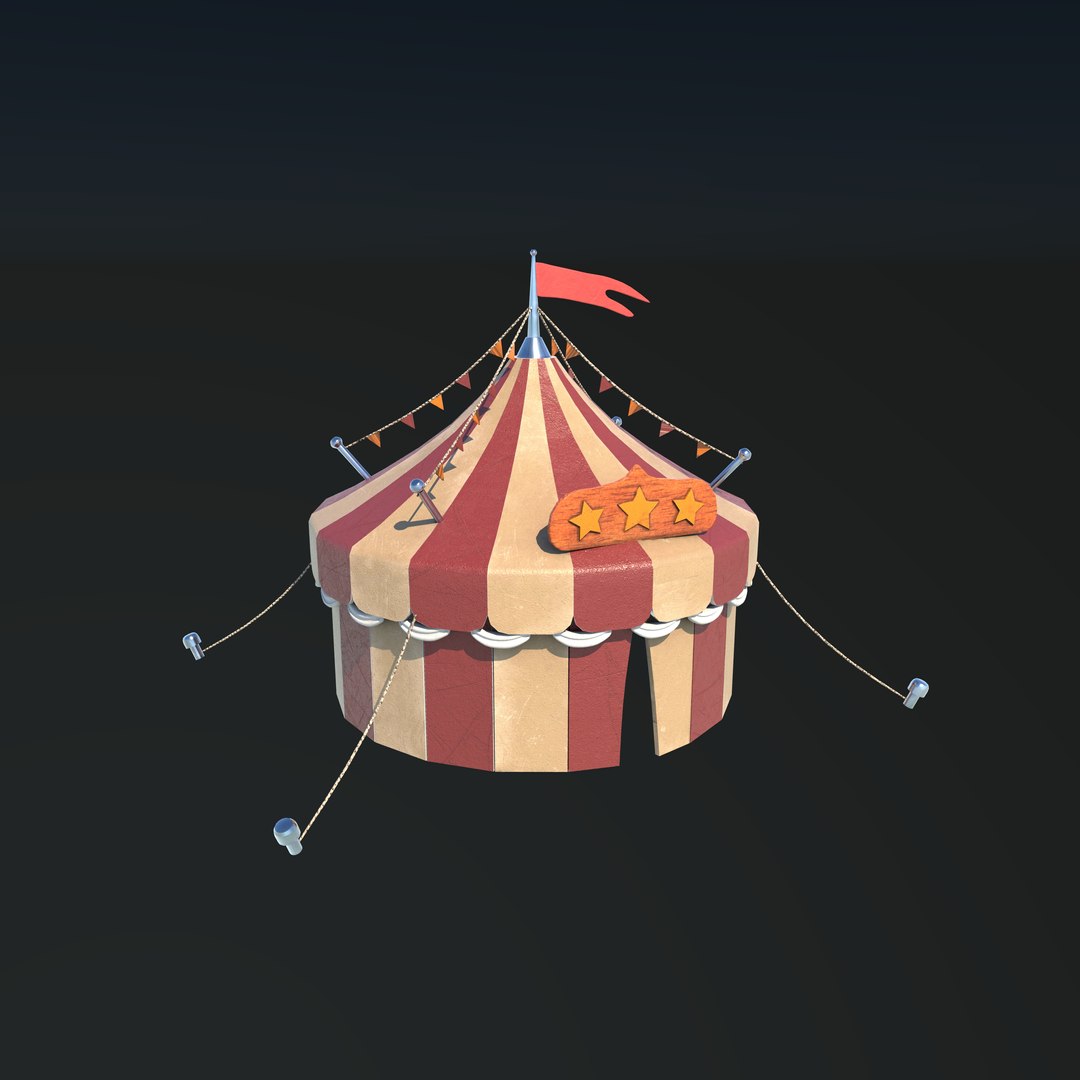 Circus Tent 3D Model 3D Model - TurboSquid 2335513