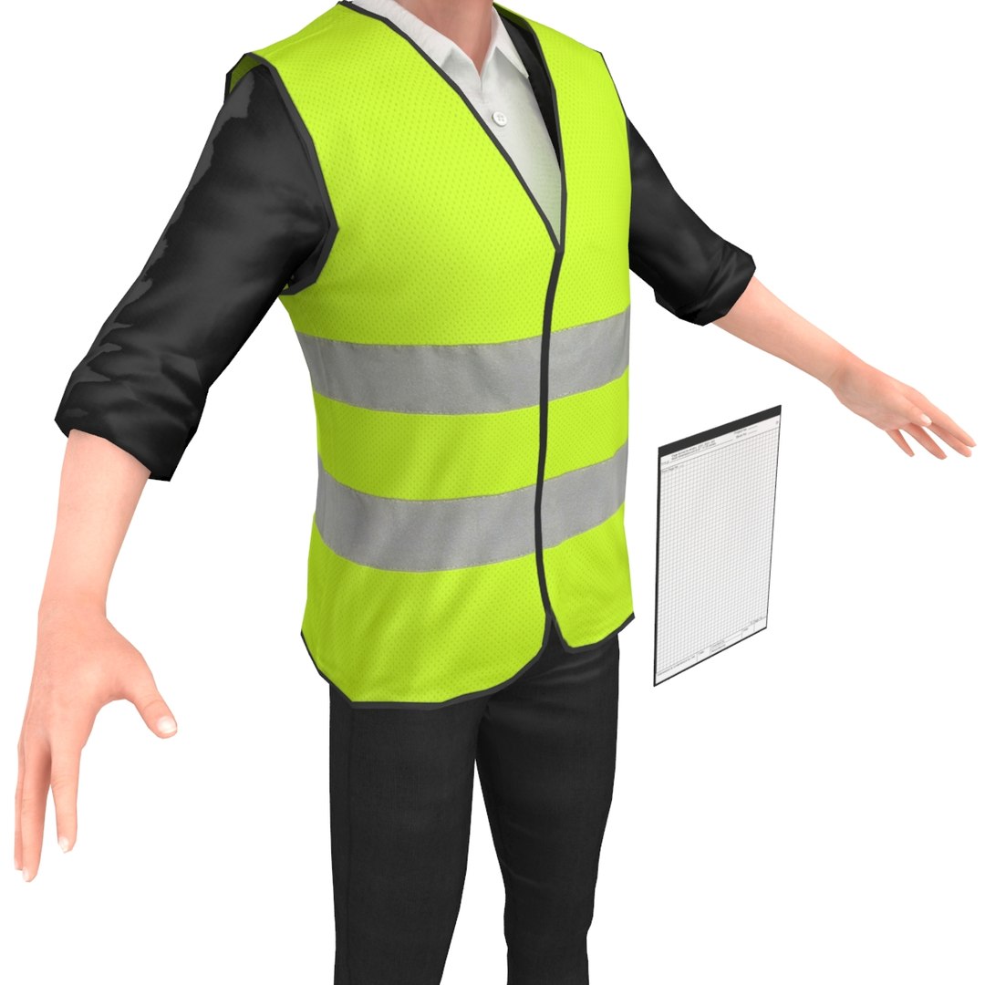 3D Female Engineer Model - TurboSquid 1356264