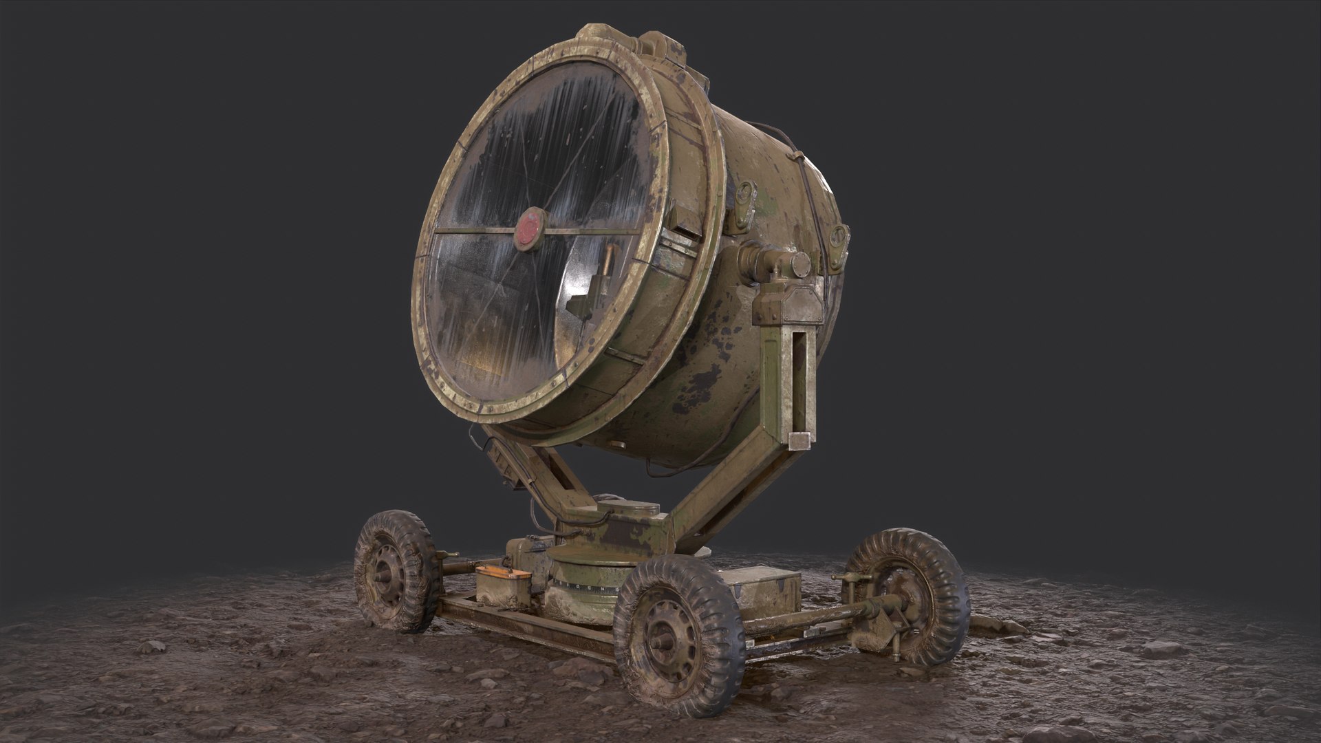 3D Military Searchlight USSR - TurboSquid 1769253