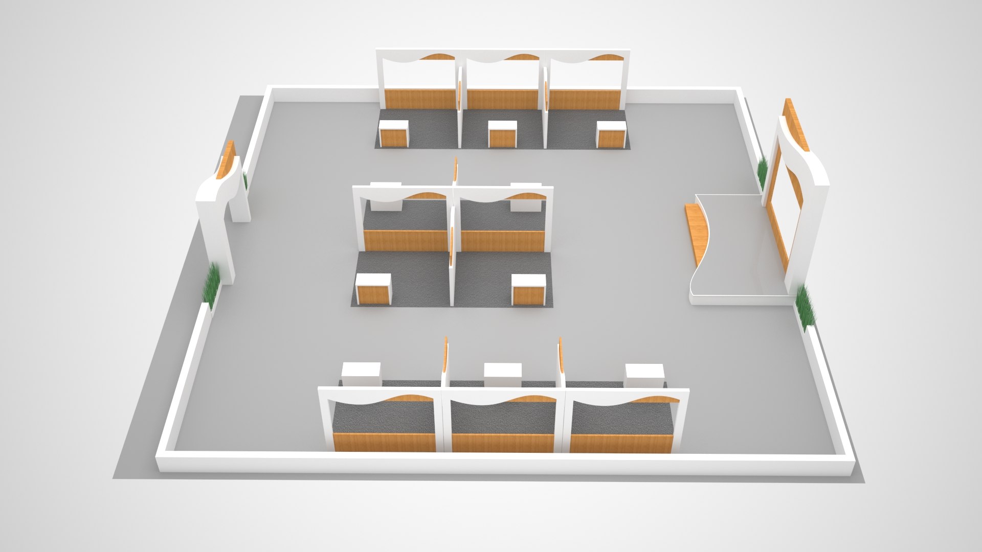 3D Model Layout Exhibition - TurboSquid 1577107