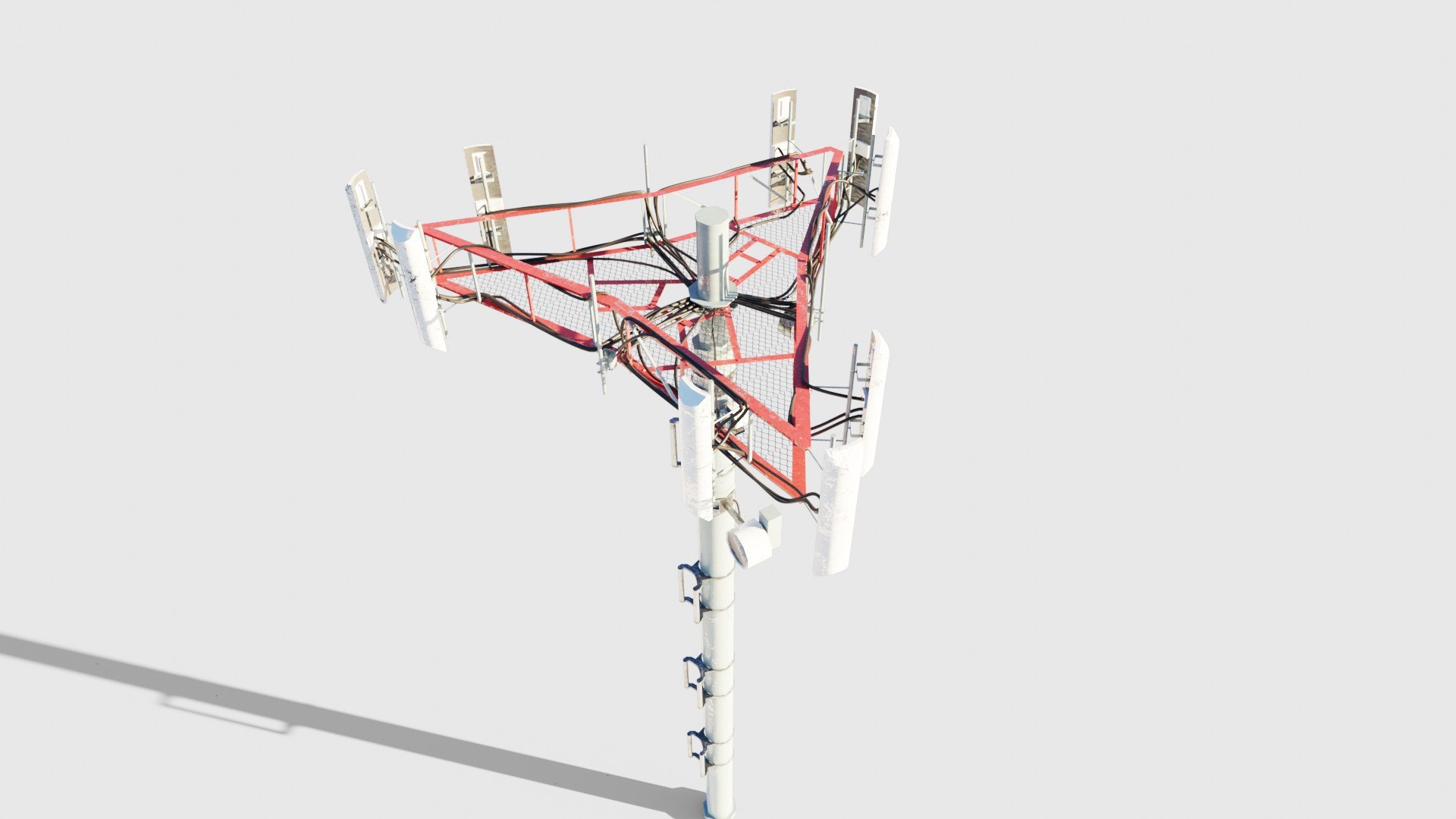 Telecommunication Tower With 4k Pbr Textures 3D Model - TurboSquid 1920512