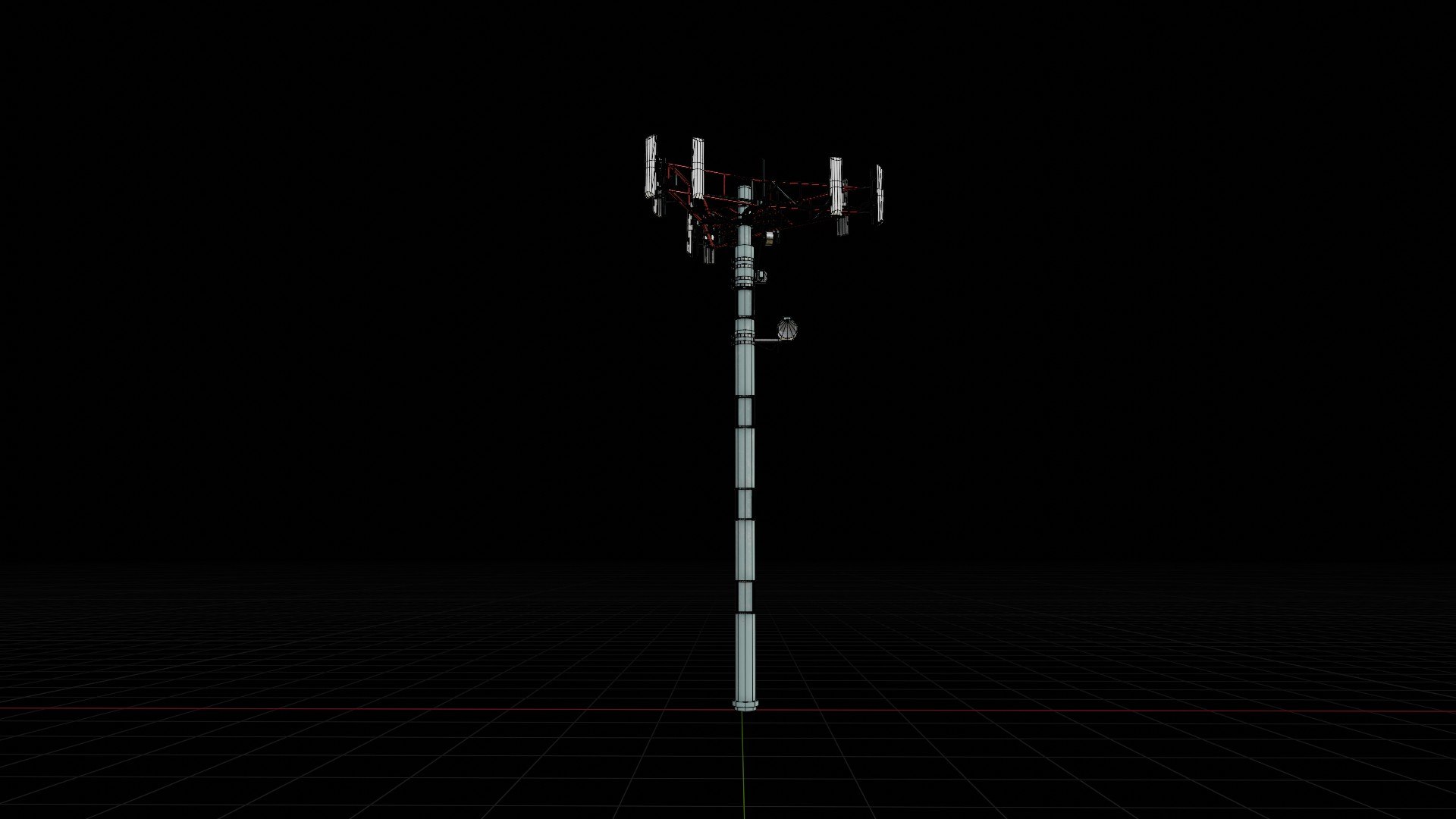 Telecommunication Tower With 4k Pbr Textures 3D Model - TurboSquid 1920512
