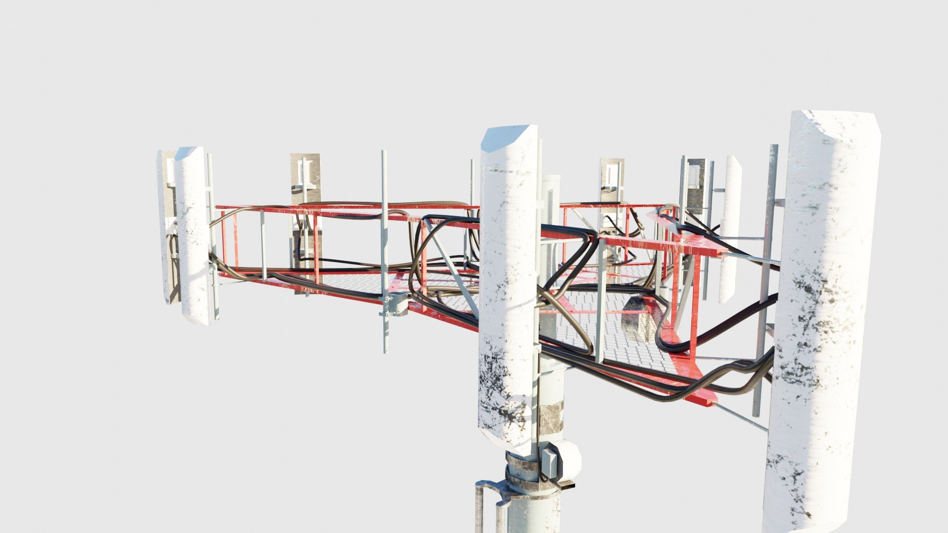 Telecommunication Tower With 4k Pbr Textures 3D Model - TurboSquid 1920512