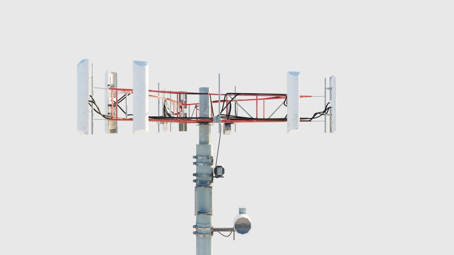 Telecommunication Tower With 4k Pbr Textures 3D Model - TurboSquid 1920512