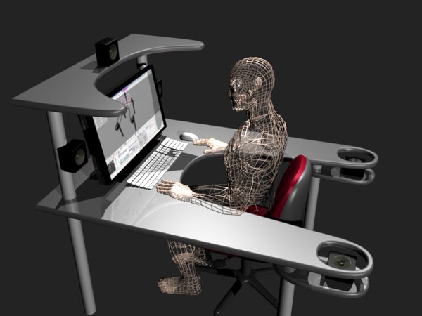 Free Blender Desk Models | TurboSquid