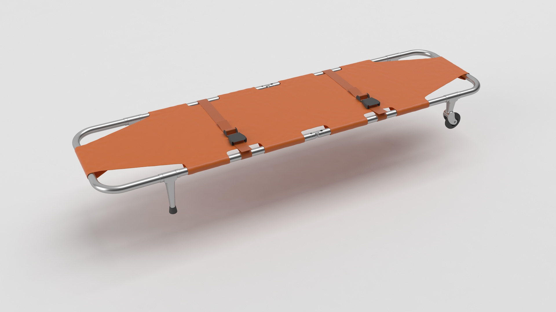 Ferno Model 11 Emergency Stretcher With Wheels Model - TurboSquid 1923253