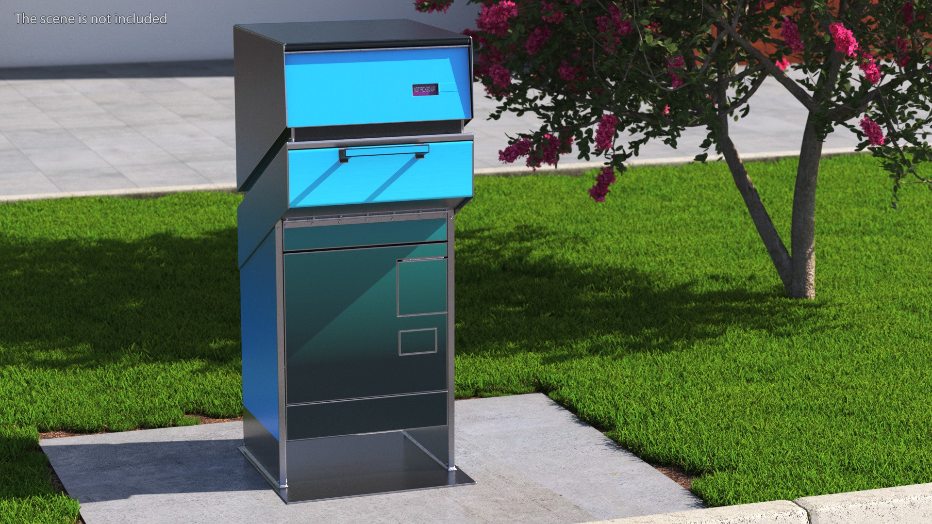 3D Street Drop Box For Letters And Packages Model - TurboSquid 2017670