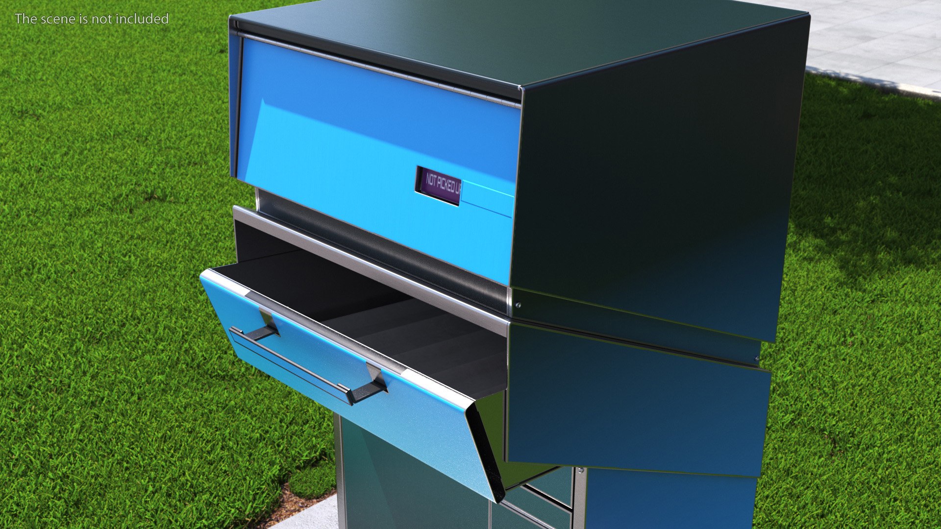 3D Street Drop Box For Letters And Packages Model - TurboSquid 2017670