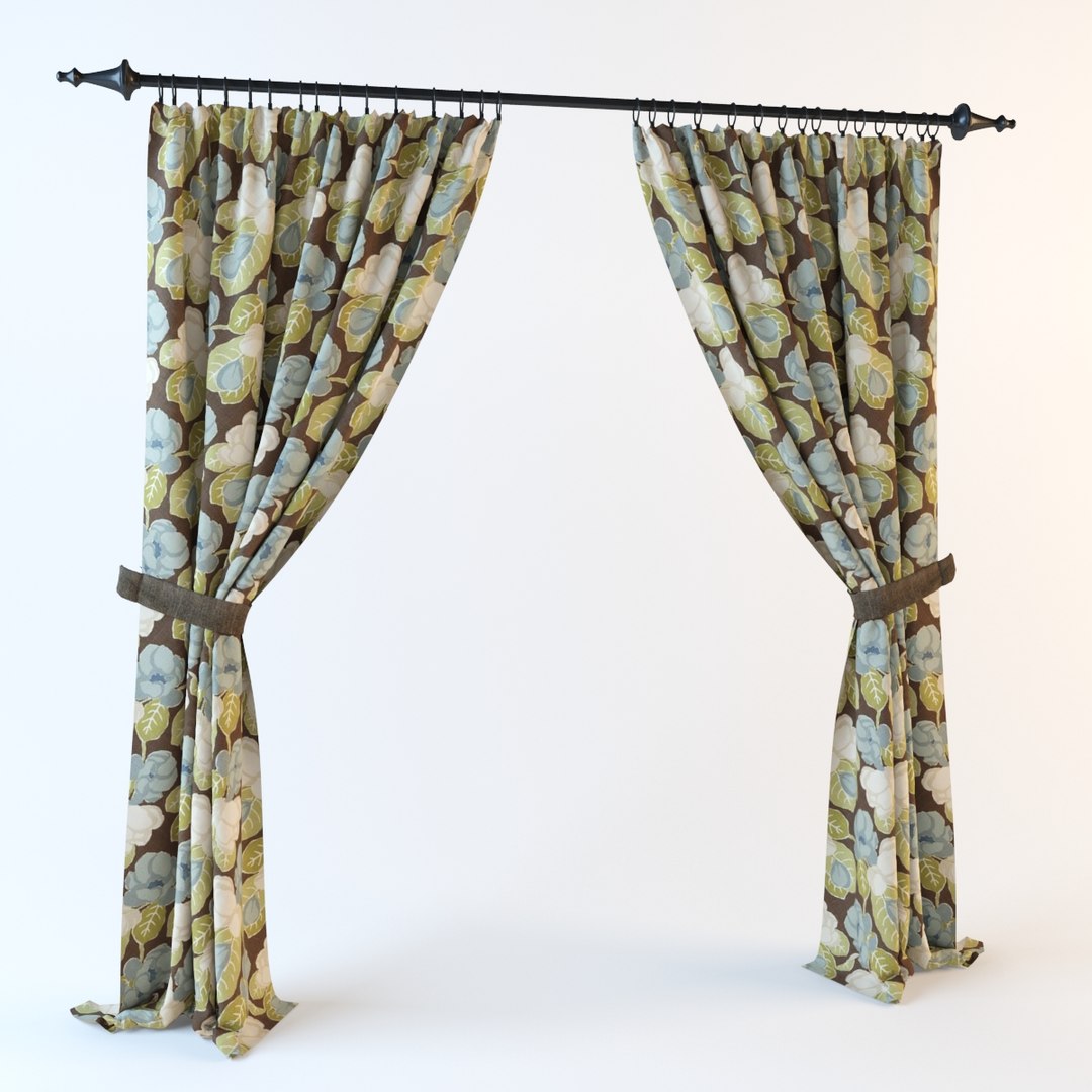Curtains 3d Model