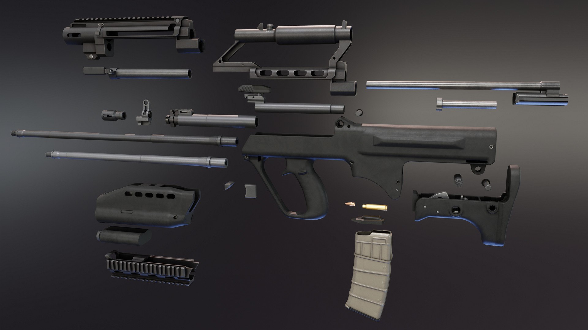 SAR 21 Rifle 3D - TurboSquid 2283896