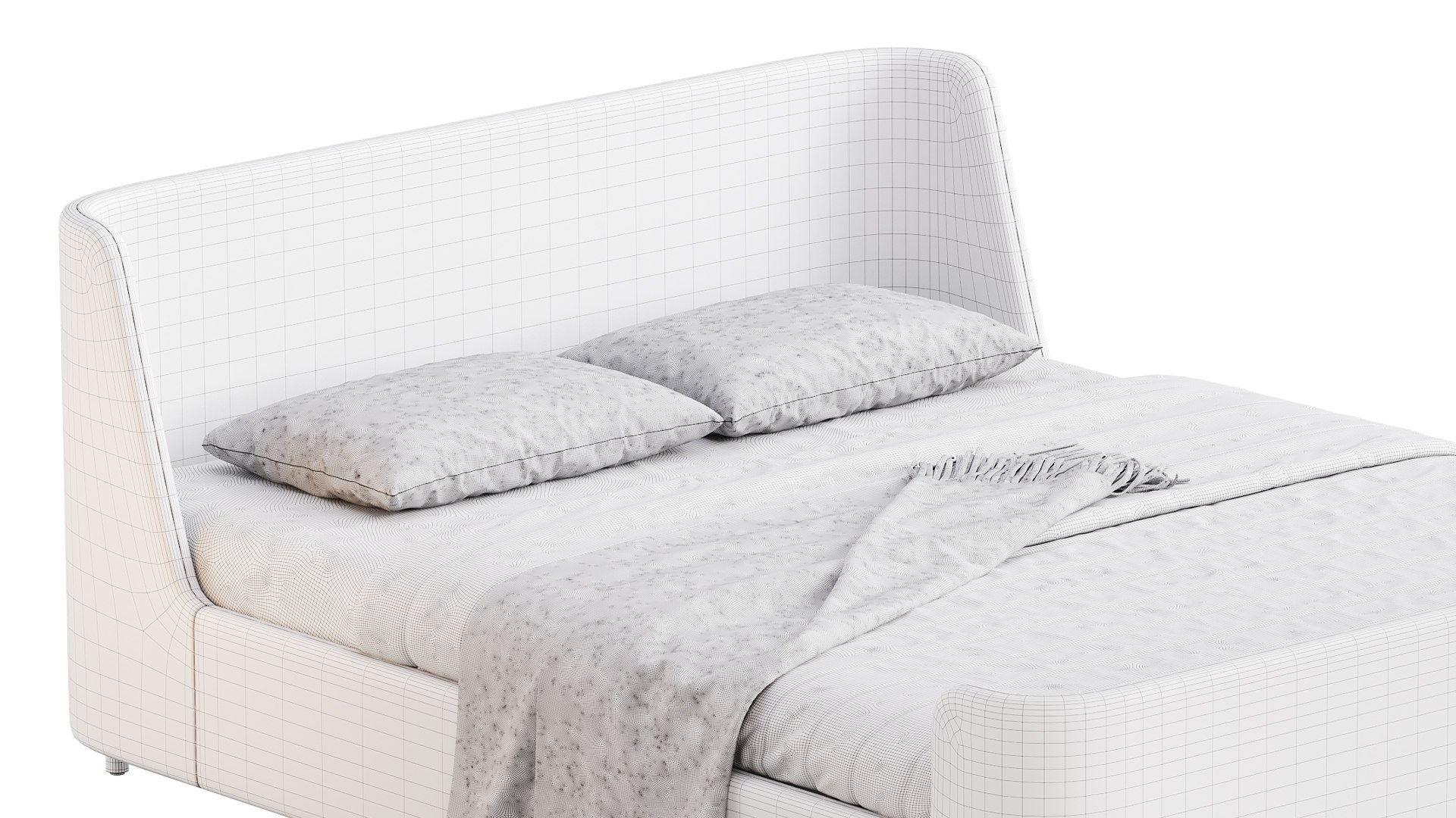 3D Delavega Bed K76 - TurboSquid 2278050