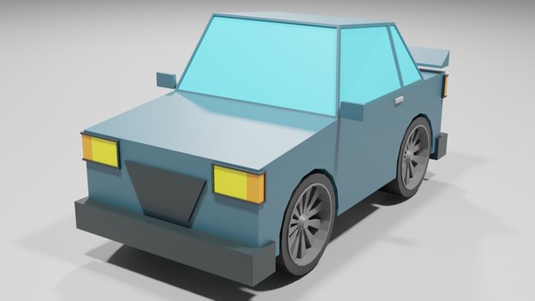 CARROS LOW-POLY TRÊS Modelo 3D - TurboSquid 2352479