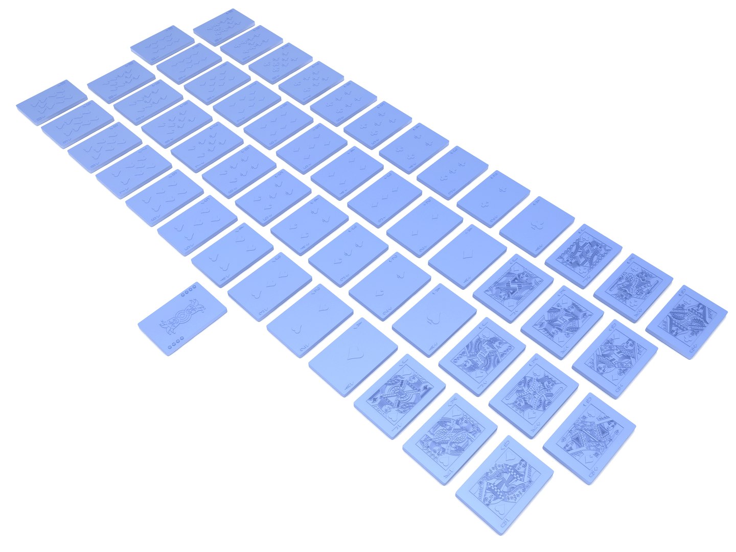 Playing Card Chip Collection 3D Model - TurboSquid 1772987