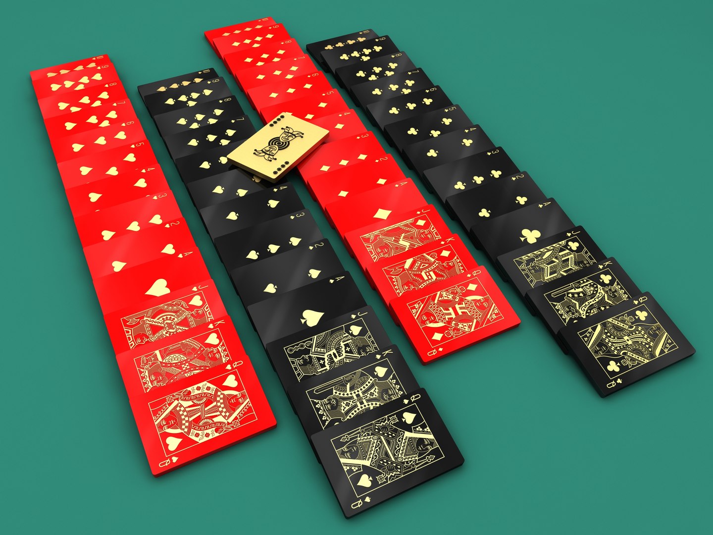 Playing Card Chip Collection 3D Model - TurboSquid 1772987