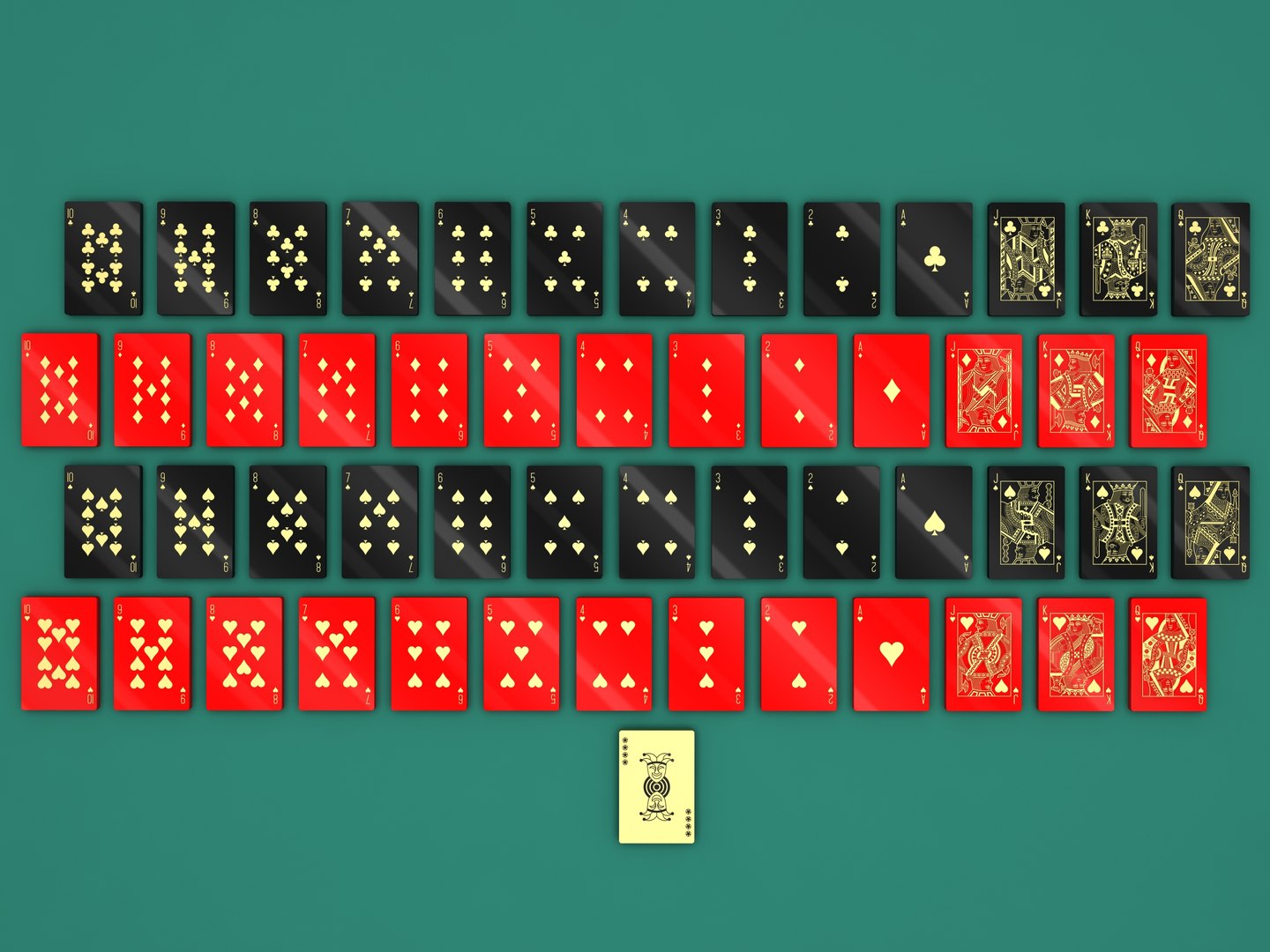Playing Card Chip Collection 3D Model - TurboSquid 1772987